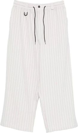 Yohji Yamamoto Homme, Pantalons, Blanc, Taille: S SU Pants Chapea