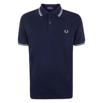 Fred Perry Homme, Tops, Bleu, Taille: XL Polo Chemises