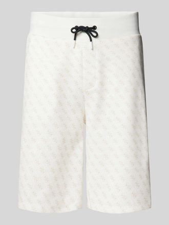 Guess Sweatshorts mit Allover-Logo-Print Modell KORBIN