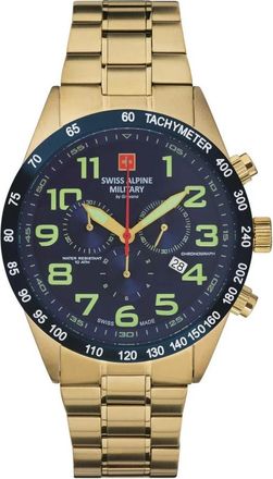 Swiss Alpine Military 7047.9115 Chronograph - - Accessories - Herren - Gelb - ONE SIZE
