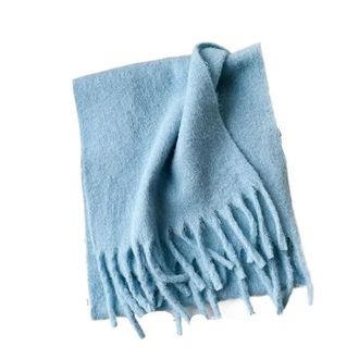 Generic &Eacute;charpe pour femme automne hiver solide simple silencieux femmes hommes m&eacute;lange polyvalent multicolore doux ch&acirc;le thermique femme homme, S-WJ1154HM44-