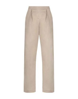 8 by YOOX COTTON BLEND PLEATED HIGH-WAIST CUFFED PANTS