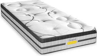 Maison Aubertin Maison Aubertin - Matelas Concorde Ressorts ensachés Accueil mémoire de forme Ferme - 26cm - 90X190cm