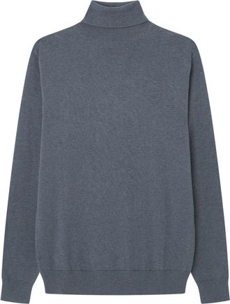 Springfield Herren JerseybásicocuellotortugaGg12 Pullover, Rauchblau 014, M