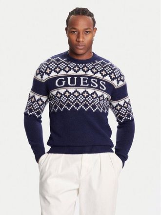Guess Pullover M5BR61 Z4142 Dunkelblau Regular Fit