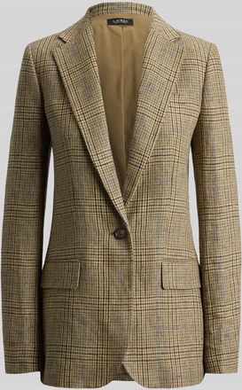 Lauren Ralph Lauren Regular Fit Longblazer aus reinem Leinen