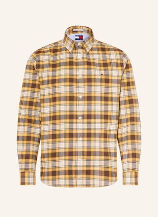 Tommy Jeans Flanellhemd Regular Fit beige