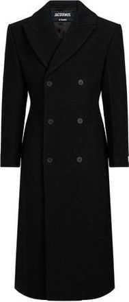Jacquemus Manteau long boutonn&eacute; uni