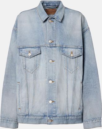 Balenciaga Veste en jean à logo