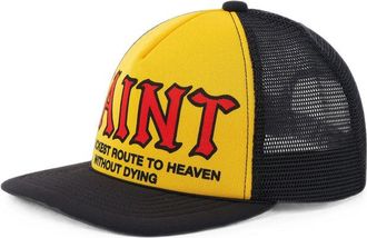 Saint Mxxxxxx 0000-076 Graphic Logo Baseball Cap - Yellow