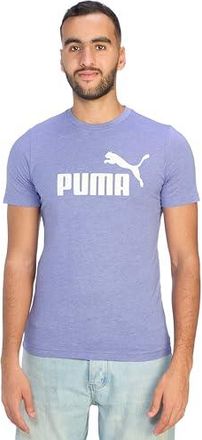 Puma T-Shirt chin&eacute; ESS No.1 Logo pour Homme, Cristal/Bleu, S