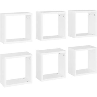 vidaXL Würfelregale 6 Stk. Weiß 30x15x30 cm Vidaxl