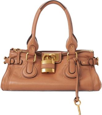 Chlo&eacute; Paddington Bag In Grained Leather