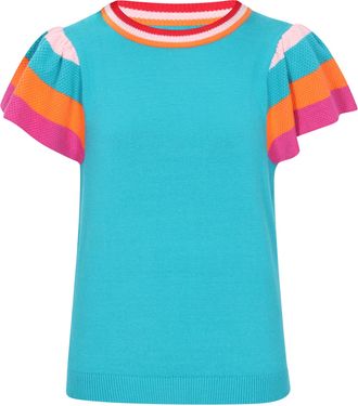 Faina Pullover Frauen T&uuml;rkis