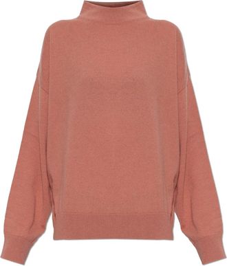 Akep Pull en laine avec d&eacute;coupe au dos - Femme - Pulls - Rose - Taille: 42 FR