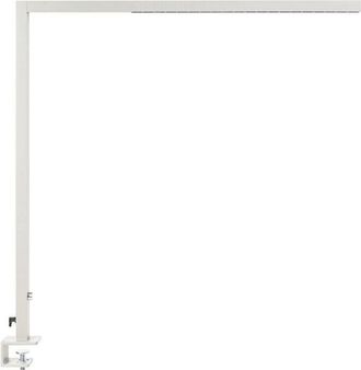 Beliani LED-Schreibtischlampe Silber Metall mit Regler Dimmbar Klemmbar Modern Büro Ausstattung Klemmleuchte Arbeitsleuchte Architektenlampe