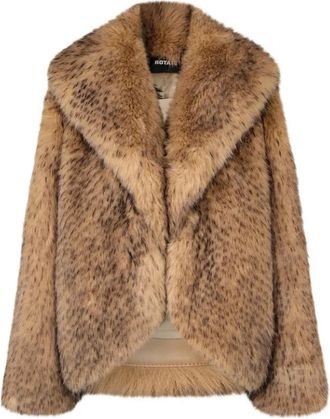 Rotate Rotate Birger Christensen - Veste en fausse fourrure 1753 - Femme - Vestes - Brun - Taille: 34/36 FR