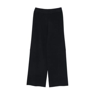 Max Mara Femme, Pantalons, Bleu, Taille: 36 FR Rotondo Wide Pantalons