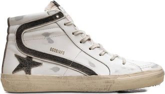 Golden Goose Slide High-Top-Sneakers - Weiß