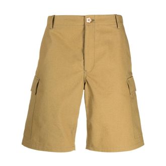 Kenzo Multi-Pocket Baumwoll Cargo Shorts - - Shorts - Herren - Braun - W38