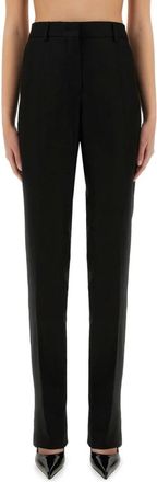 Sportmax Femme, Pantalons, Noir, Taille: 40 FR Slim-fit Pantalons