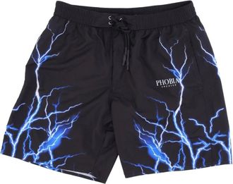 Phobia Archive Homme, Maillots de bain, Noir, Taille: L Swim Shorts