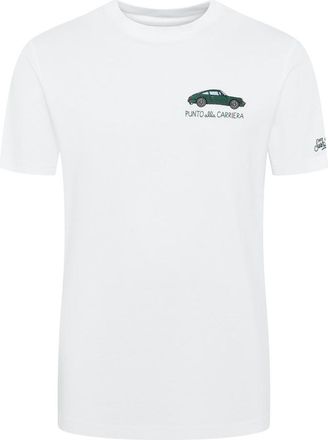 MC2 Saint Barth Summer T-Shirt mit kleinem gesticktem PORSCHE-Motiv in