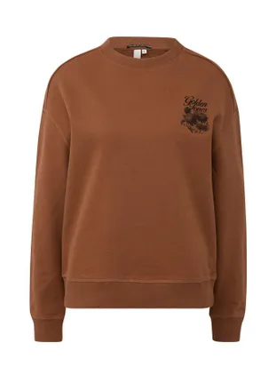 QS by s.Oliver Sweatshirt Sweatshirt Sweatshirt mit R&uuml;ckenprint