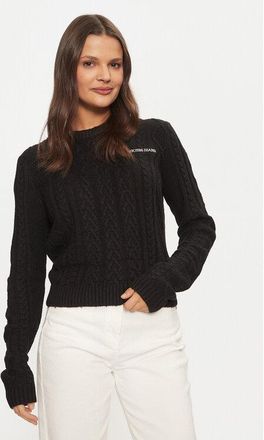 Guess Pullover W4BR13 Z3HN2 Schwarz Regular Fit