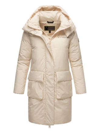 Marikoo Damen Winterjacke mit Magnetverschluss & Kapuze - Nanami