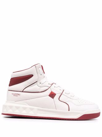 Valentino Garavani baskets montantes One Stud - Blanc