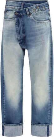 R13 Femme, Jeans, Bleu, Taille: W25 Jean Droit en Coton