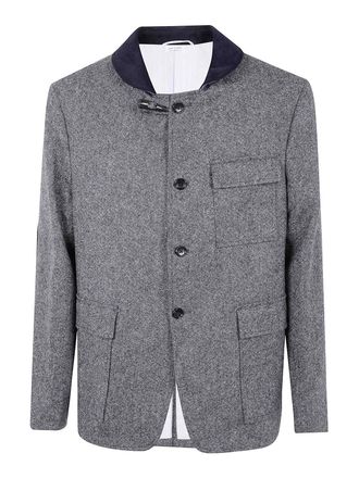Thom Browne Manteau Court - Noir