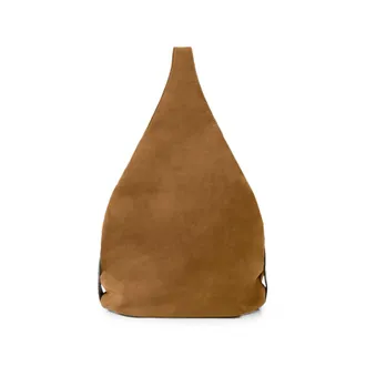 Stella McCartney Suede-Effect Zip-Around Shoulder Bag - Brown
