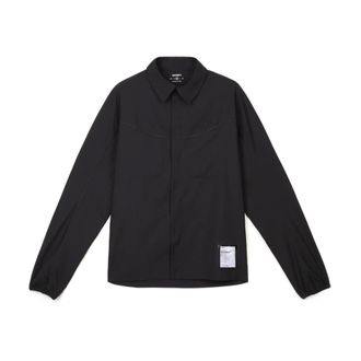 SATISFY Satisfy, Homme, Vestes, Noir, Taille: M PeaceShell River Shirt