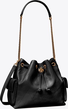 Tory Burch Gesteppte Charlie Schultertasche mit Tunnelzug
