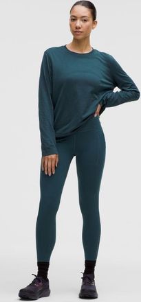 lululemon Swift Speed Leggings mit hohem Bund f&uuml;r Frauen - 64 cm - Gr&ouml;&szlig;e 10 in Indochine Blue