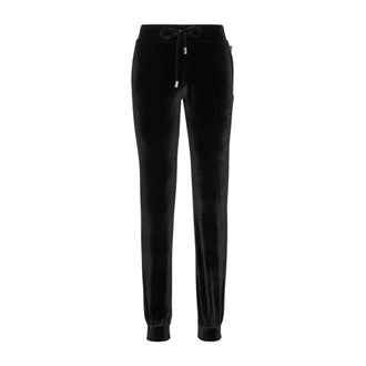 Philipp Plein Velvet Pants Gothic - - Trousers - Damen - Schwarzk - L