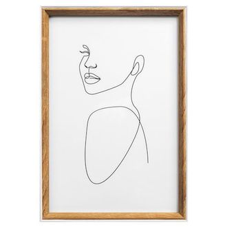 Walther Design Silhouette NW015H Cadre Photo, 10 x 15 cm, Naturel