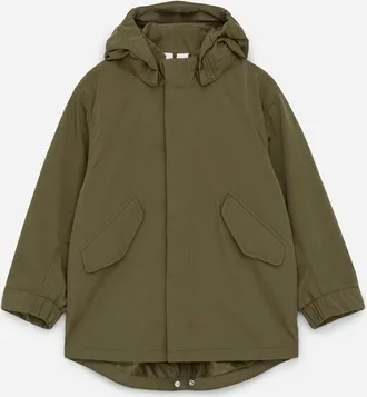 Arket Parka Mit Kapuze -Gr&uuml;n