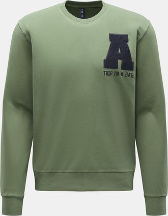 04651/ Herren - Sweatshirt College Crew gr&uuml;n