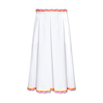 Moschino Stylischer Midi-Rock f&uuml;r Frauen - - Skirts - Damen - Wei&szlig; - S