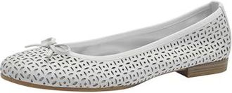 Tamaris 1-22116-41 Ballerines pour Femme Blanc Structure 39 EU, Structure Blanche., 39 EU