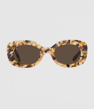 Jimmy Fairly Lunettes de Soleil Cinnamon Ecaille Marron