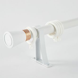 Generic Gardinenstange Raumteiler Mit Dekorativen Endst&uuml;cken Und Wandhalterung 70-600cm F&uuml;r &Ouml;senvorh&auml;nge Schwere Dekorative Vorhangstange F&uuml;r Fenster Und T&uuml;re