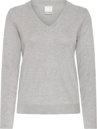 Ichi Ichi, Femme, Pulls, Gris, Taille: 40 FR Ihmylle Pullover