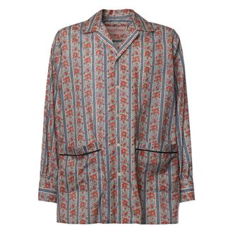 Valentino Garavani Homme, Chemises, Multicolore, Taille: L Chemises de Pyjama en Soie