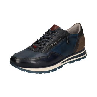 Bugatti Herren Schlupfstiefel, Männer Stiefel Kaltfutter,straßenschuhe,Strassenschuhe,Schnuerung,lace-up Shoes,Dark Blue/Blue (4140),45 EU/EU UK