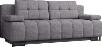 Mirjan24 Schlafsofa Terkaz mit Bettkasten, Polstersofa, Couch, Bettsofa, Sofa mit Schlaffunktion, Metallfüße, Bettfunktion, Couchgarnitur (Lux 05)