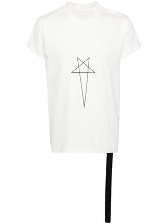Rick Owens t-shirt Small Level en coton - Blanc